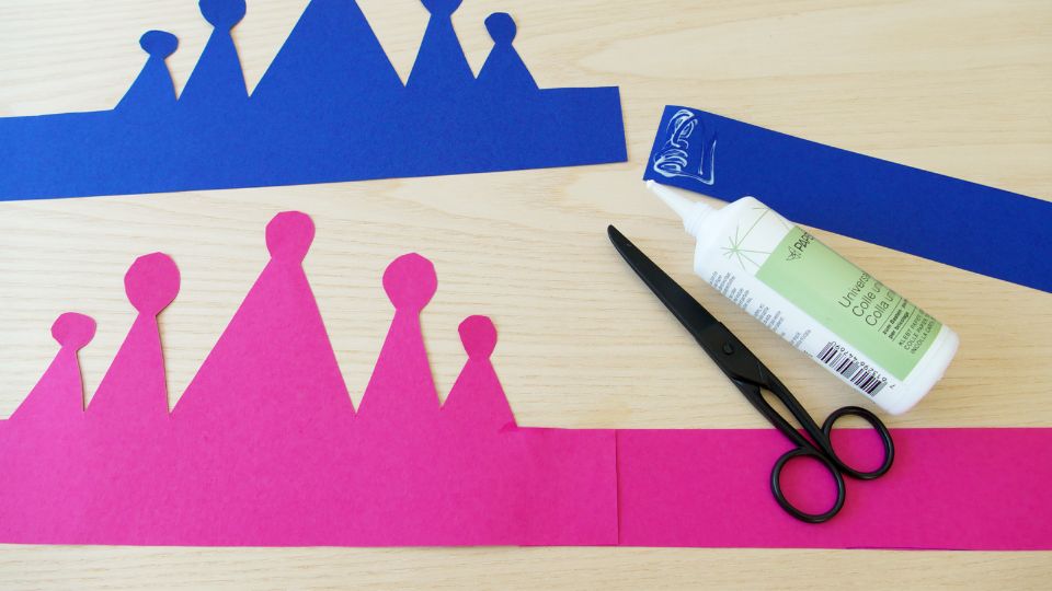 Krone basteln mit Vorlage | Famigros