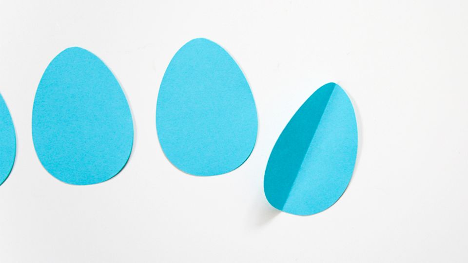 Papier Ostereier basteln | Famigros