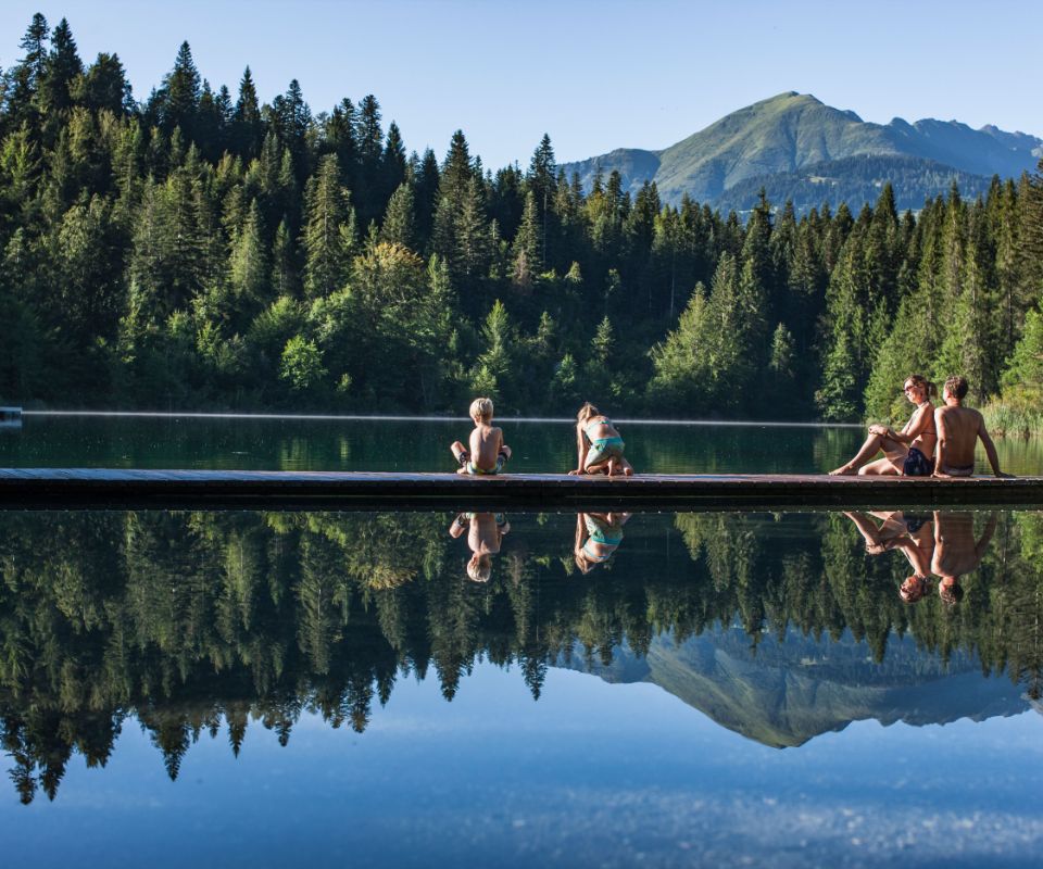 Le lac de Cresta à Flims | Famigros