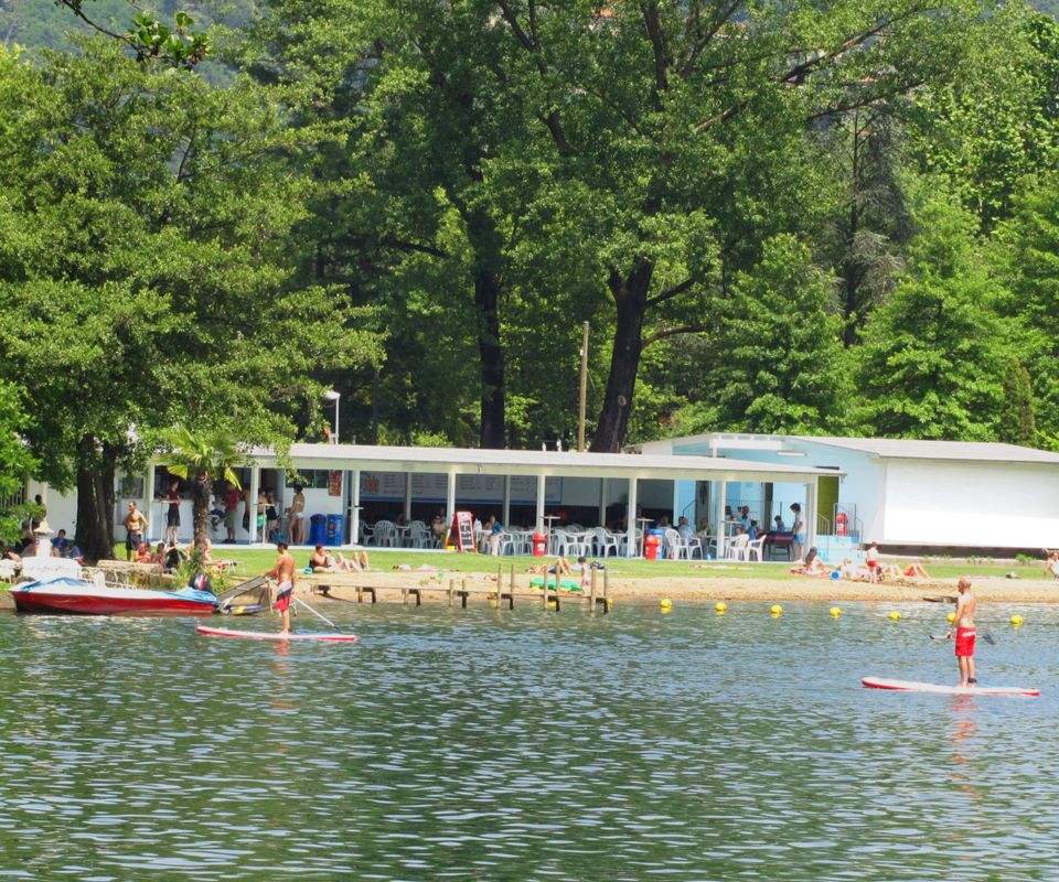 Lido di Agno – idyllische Badeinsel für Familien | Famigros
