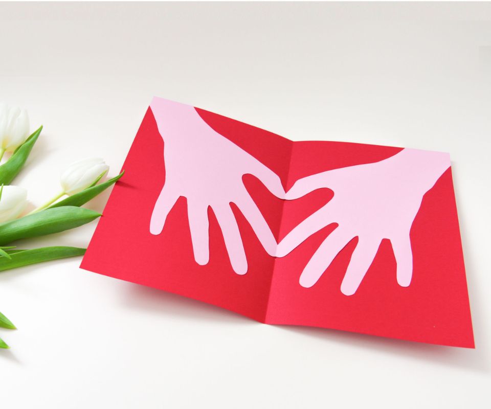 Muttertagskarte mit Herz | Famigros