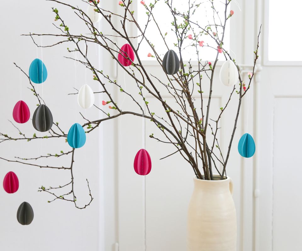 Papier Ostereier basteln | Famigros