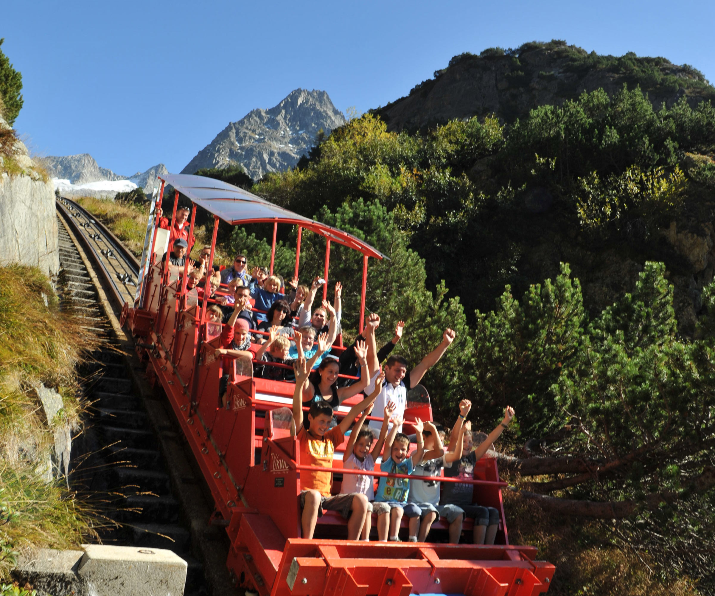 Gelmerbahn: die steilste Standseilbahn Europas | Famigros